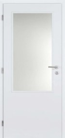 Doornite Basic Interiérové dveře 2/3 sklo, 90 L, 90 × 197 cm, lakované, levé, bílé, prosklené