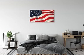 Obrazy na plátně Vlajky Spojených států 120x60 cm