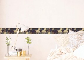 Samolepící bordura na zeď Zkroucené Cesty | 5 m x 13.8 cm | DWB8433