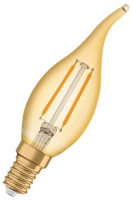 Atypická LED žárovka E14 1,5 W VINTAGE CLASSIC BA, teplá bílá
