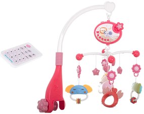 Creative Corner Kolotoč Lullaby Star Design růžový + dálkové ovládání