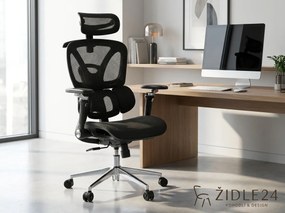 Ergonomická kancelářská židle EXECUTIVE - černá síťovina