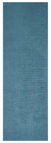 Tmavě modrý běhoun Mint Rugs Supersoft, 80 x 250 cm