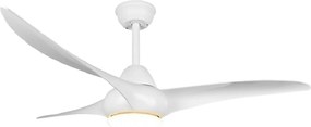 Reality Stropní LED svítidlo Alesund s ventilátorem bílé matné, pr. 115 cm
