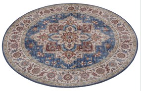 Nouristan - Hanse Home koberce Kusový koberec Asmar 104001 Jeans/Blue kruh ROZMĚR: 160x160 (průměr) kruh