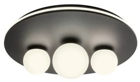 Redo Stropní LED svítidlo Corum 3 Barva: Černá
