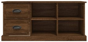 TV skříňka hnědý dub 102 x 35,5 x 47,5 cm kompozitní dřevo - Default Title
