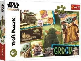 Trefl - Puzzle - Star Wars Mandalorian: Grogu / 160 dílků / 41 x 27.5