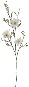 Dekorační květina bílá Magnolia - 119cm