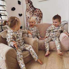 Dětské křeslo z certifikované pěny BÉŽOVÁ