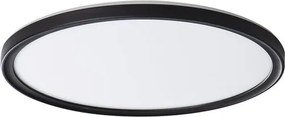 KANLUX KANLUX, AZPO stropní LED svítilna, průměr 225mm, 11,8 W, 3000/4000/6000K, IP54, černá mat, 31513