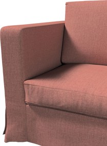 Potah na pohovku IKEA  Karlanda 3-místná nerozkládací, dlouhý barva hnědá látka pletený vzor