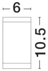 Nova Luce Venkovní stropní svítidlo CERISE tmavě šedý hliník a skleněný difuzor GU10 1x7W IP54 Barva: Šedá
