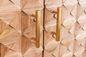 Designová barová skříňka Winebar 122 cm borovice