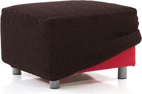 Super strečové potahy NIAGARA čokoládová taburet (40 - 60 cm)