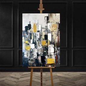 Obraz s ručně malovanými prvky 70x100 cm Cityscape – Styler