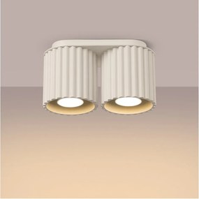 Béžové kovové bodové svítidlo 10x21 cm Zora – Sollux
