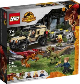 LEGO Jurassic World 76951 Přeprava pyroraptora a dilophosaura