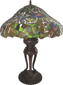 Stolní lampa Tiffany Emmie – Ø 57*83 cm E27/max 3*40W