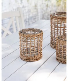 Lucerna Grusvik Glass Rattan 17 cm Storefactory Scandinavia