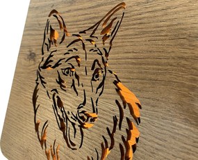 Li-Go "Německý Ovčák" lampa 19x19 cm provedení povrchu: bříza