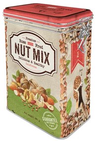 Postershop Plechová dóza s klipem - Nut Mix 1,3l