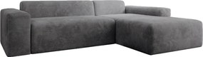 Juskys Rohová pohovka Vals Barva: tmavě šedá, Provedení: levé