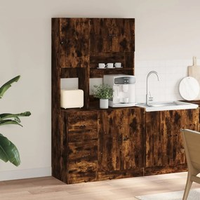 Kuchyňská skříňka kouřový dub 95 x 50 x 180 cm kompozitní dřevo 3276536