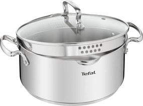 Nerezový hrnec s pokličkou na indukci 5 l Duetto+ – Tefal