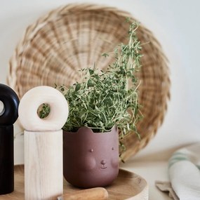 Ručně vyrobený obal na květináč z terakoty ø 9 cm Bear – OYOY Mini