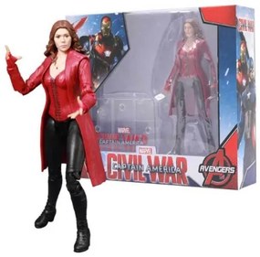 Figurky hrdinů Marvel s vlastním držákem nebo otočným podstavcem Varianta: Scarlet Witch, Civil War + pevný podstavec