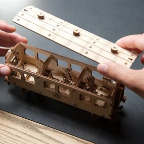 Puzzle Ugears 3D dřevěné mechanické Harry Potter Bradavický expres [6950343]