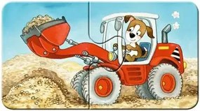 Ravensburger Moje první puzzle Zvířecí staveniště 9x2 dílků / od 2 let
