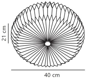 Nordlux - Nástěnné svítidlo BELLOY 2xE27/25W/230V pr. 40 cm