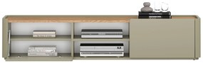 TV stolek Elivo 170 cm - eukalyptus / dub baltic dune