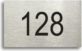 ACCEPT Číslo na dveře - typ 07 (50x30mm) - bílá tabulka - barevný tisk