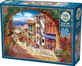 COBBLE HILL Puzzle Klenutý průchod do Cagne / 500 dílků / od 12 let