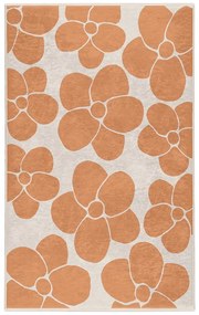 Oranžový pratelný koberec 80x150 cm Orange Meadow – Mila Home