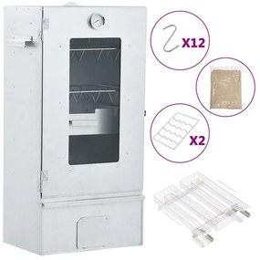 Grilovací trouba / udírna s generátorem kouře pozinkovaná ocel 3200759