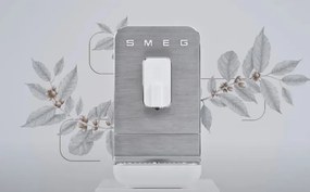 Automatický kávovar Smeg BCC01WHMEU / 1350 W / 1,4 l / matná bílá