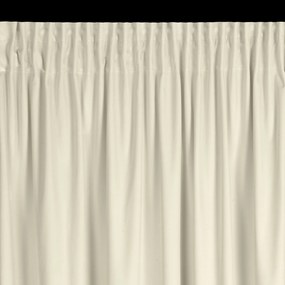 ZATEMŇOVACÍ ZÁVĚS NA PÁSCE ANTARA 140X300 CM KRÉMOVÁ