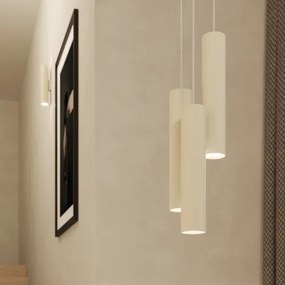 Závěsné svítidlo SOLLUX LAGOS 3L krémová GU10 3x10W bez žárovek SL.1481