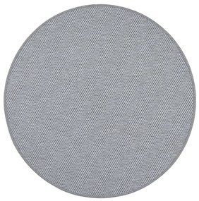 Timzo, Kusový koberec Nature platina kruh, 100x100 (průměr) kruh, šedá, chodba / předsíň