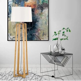 Dřevěná stojací lampa Alma 38