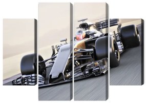 Vícedílný obraz Vůz Formule 1 Na Závodní Dráze Nedostatek Nedostatek Plátno Canvas 120x90