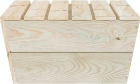 Zahradní stoly 2 ks 60 x 60 x 30 cm impregnované smrkové dřevo 315635
