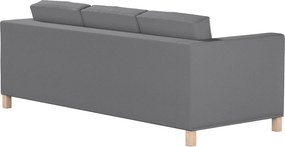 Potah na pohovku IKEA  Karlanda 3-místná nerozkládací, krátký barva šedá látka pletený vzor