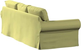 Potah na pohovku IKEA  Ektorp 3-místná, nerozkládací barva zelená látka lesklé, sametová