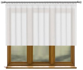 BytoTex Voálová záclona s řasící páskou Nani 400x110 cm