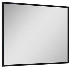 LOTOSAN Frame zrcadlo v rámu 100x80cm, černá AQ UN7583